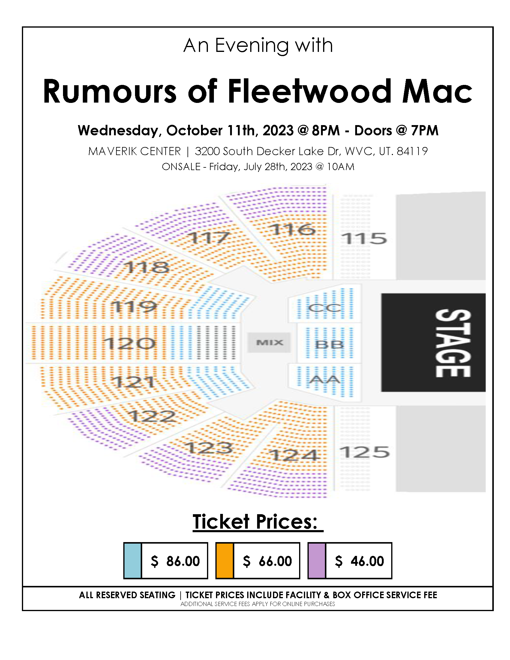 Maverik Center: Details