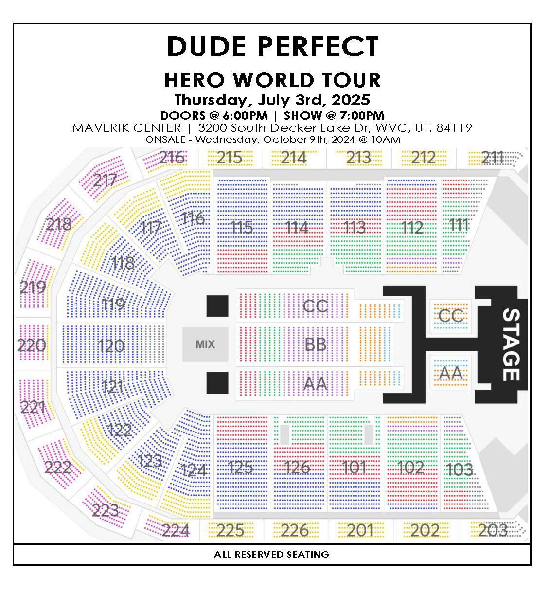 Maverik Center: Details