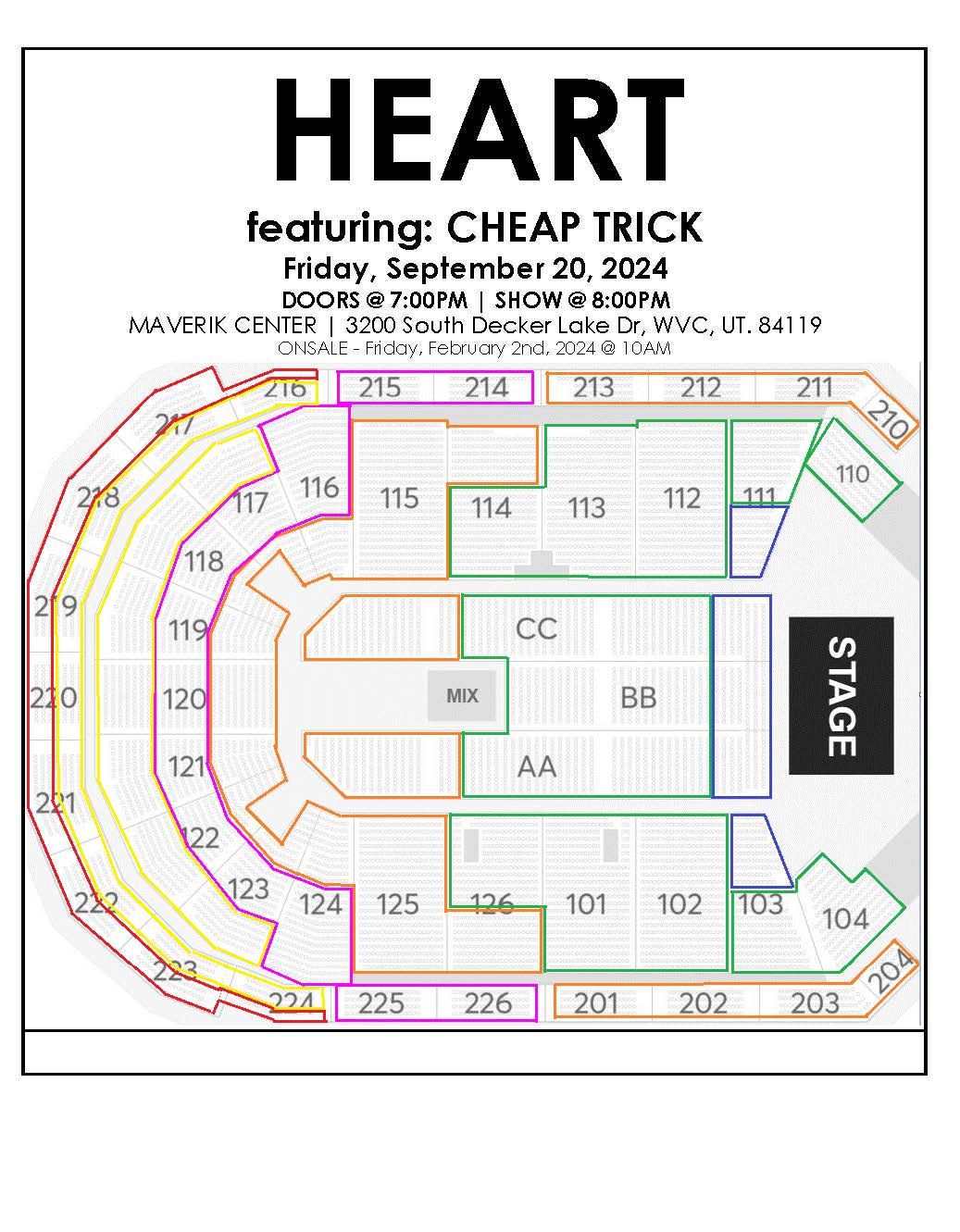 Maverik Center: Details
