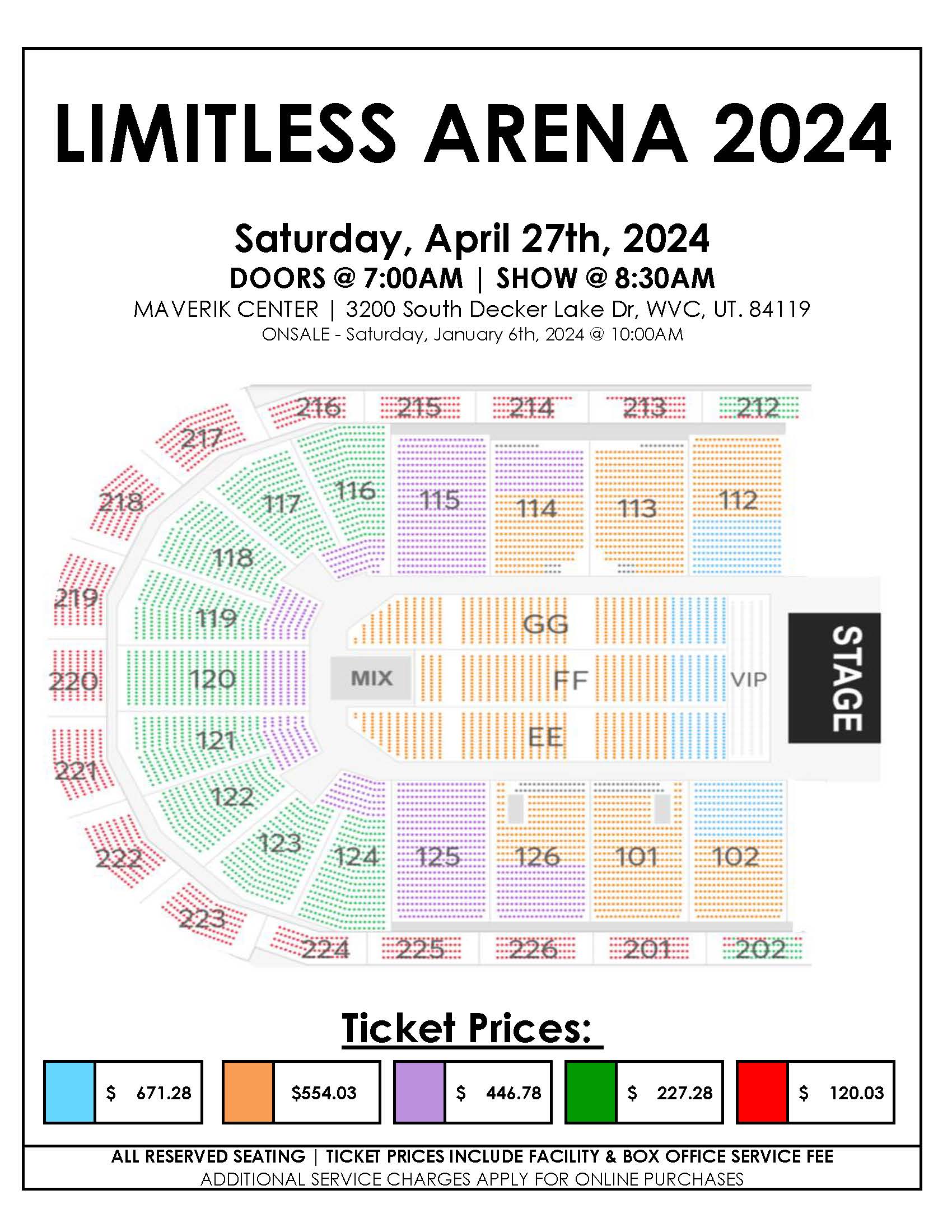 Maverik Center: Details