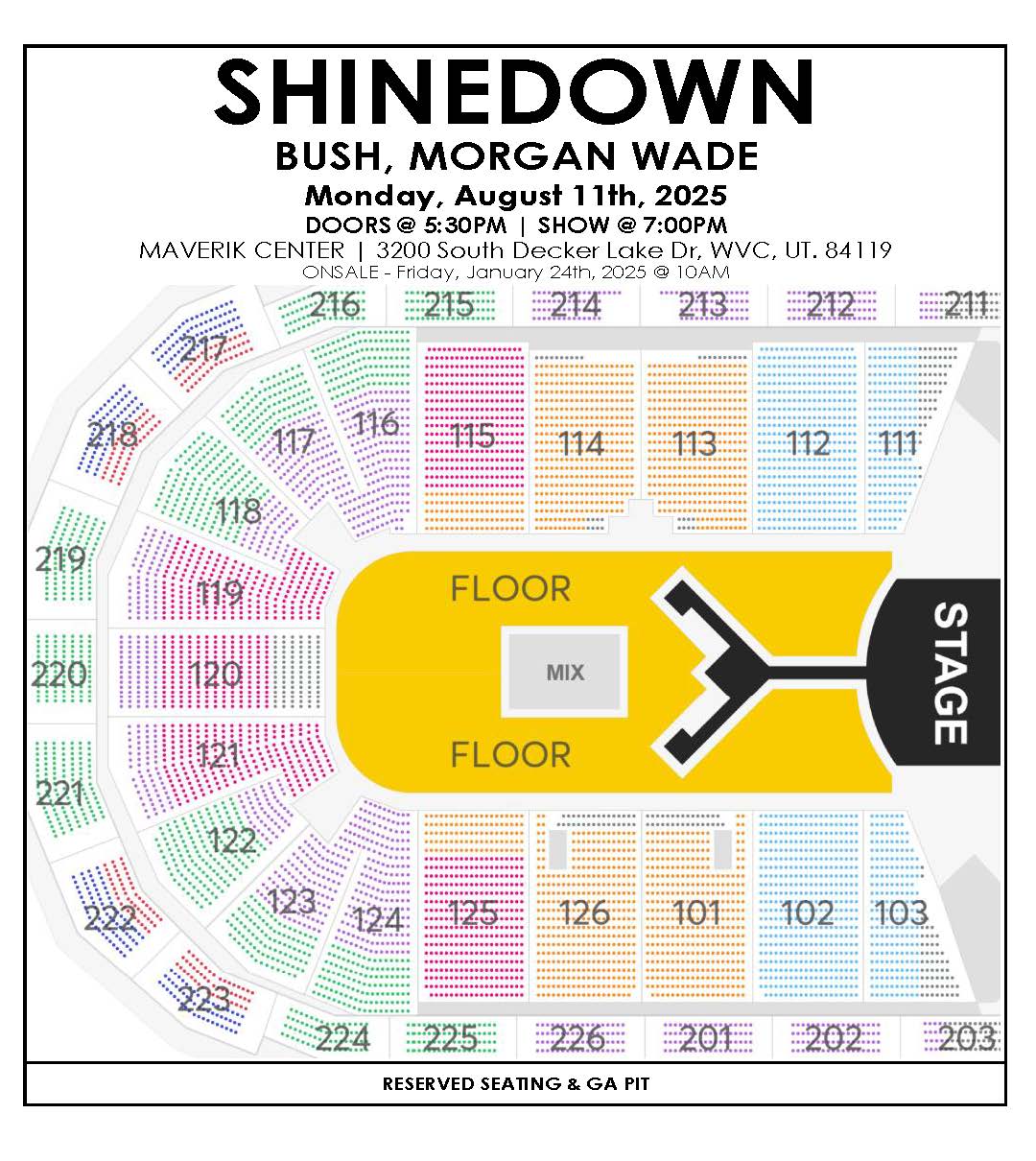 Maverik Center: Details